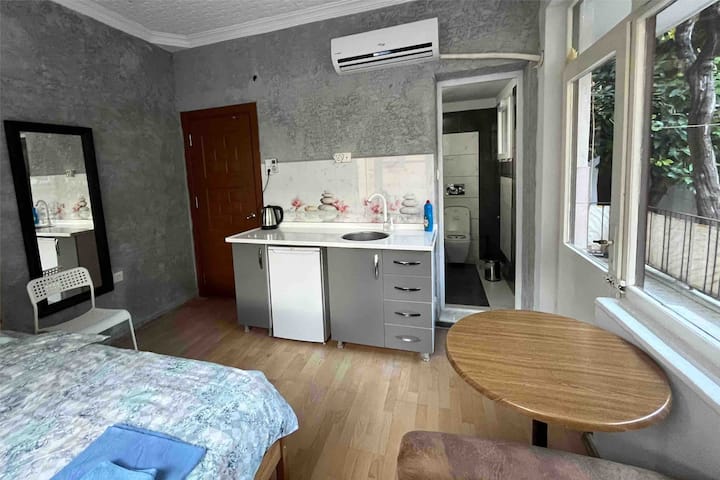 (206)erkal Pansion Room+balkon+kitchen  (Kaleiçi) - Antalya