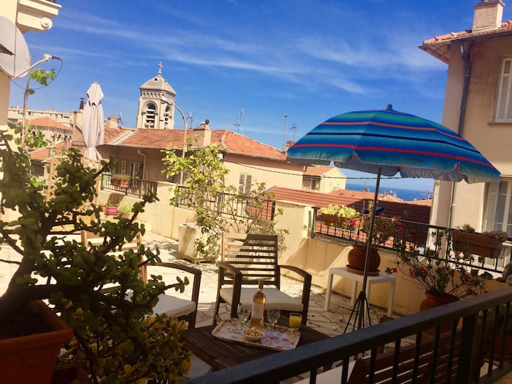 Maison, Centre Ville, Terrasse, Garage, 5' Monaco - Monte Carlo