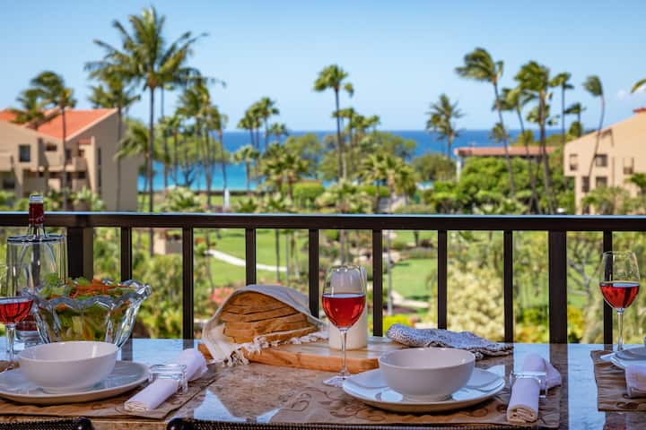 Brand New Remodel-ocean Views-well Equipped-ac - Wailea, HI