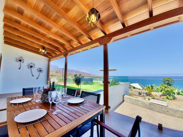 Villa Luxury En Paraíso Frente Al Mar Y Al Teide - La Orotava