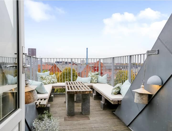 120 Sqm Penthouse Flat In The Centre Of Odense - Odense