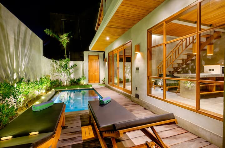 Canggu Villa 1br Private Pool Mezzanine,laksmi - Canggu