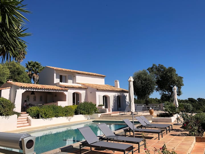 Villa Sainte Maxime Piscine Chauffée Vue Mer 180° - Sainte-Maxime