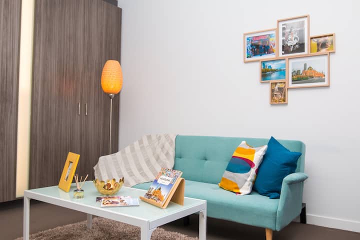 Cozyland! Lively And Colourful Studio In The Cbd - Melbourne