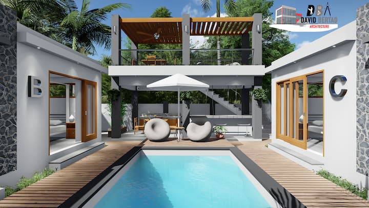 Studio (D) With Pool Open Air Shower & Bath - Curaçao