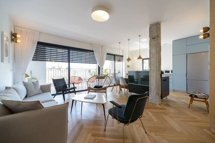 Super Luxury - 3 Min Walk To Gordon Beach! - Tel-Aviv