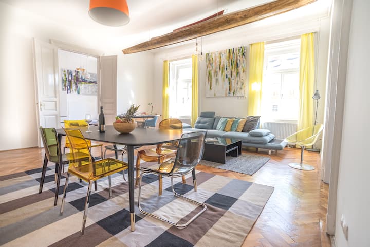 125 Sqm 4r+3ba Contemporary Apartment W Parking,ac - Budapest