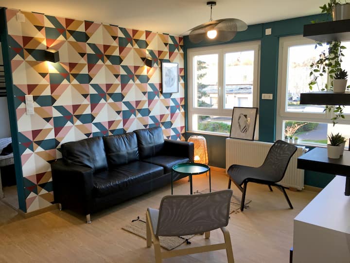 Joli Appartement Proche Centre Ville 1à8 Personnes - Dijon