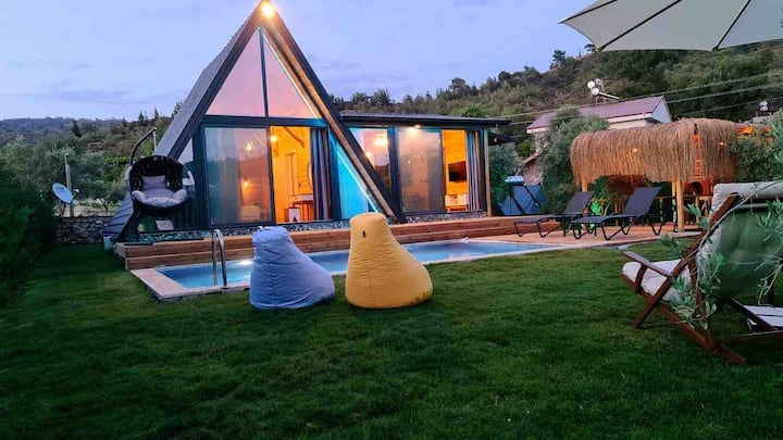 Tam Korunaklı Havuzlu , Jakuzili Bungalov - Fethiye