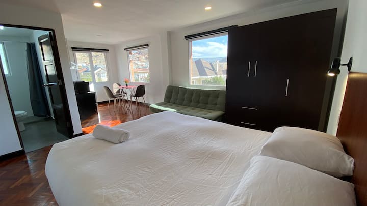 ❤️Soleado+ejecutivo+equipado+cómodo+cafetería Pb - Bolivia