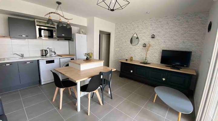 Joli Appart’ Cosy 🐠 Neuf☀️ Valras-plage 🏖 2-4 Pers. - Sérignan