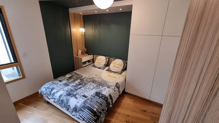 Chambre, Salle D'eau Privée + Garage - Villeurbanne
