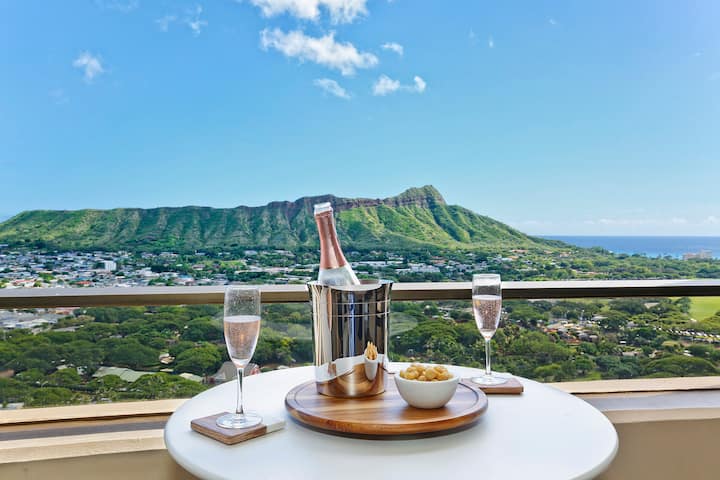 Diamond Head And Ocean Views! Waikiki Sunset #3214 - Honolulu, HI