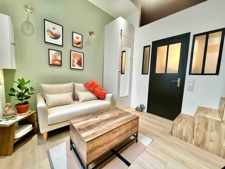 Joli Studio Moderne & Chaleureux - Court Séjour - Paris