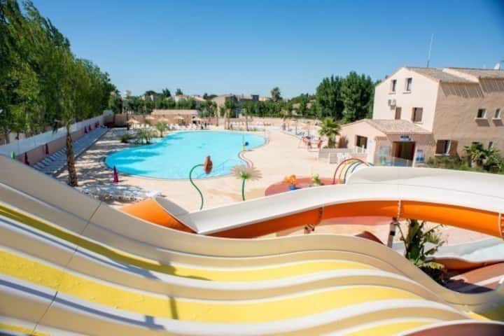 Bungalow Camping Les Sables Du Midi - Valras-plage - Valras-Plage