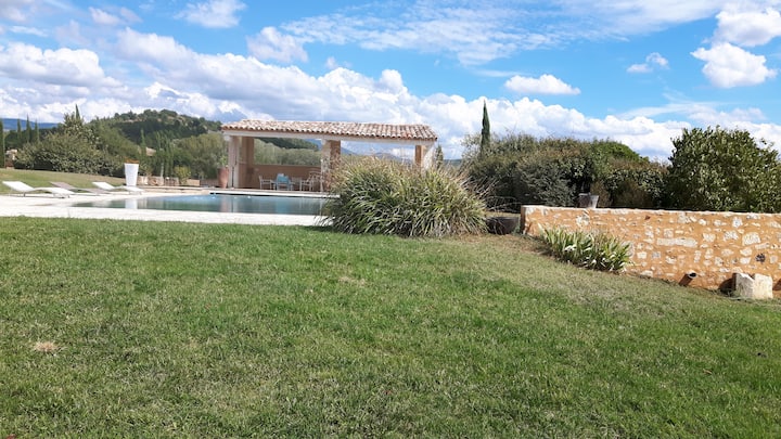 Les Mûriers Gîte 2/4 Personnes Calme Vue Luberon - Apt