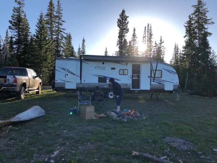 Exploring Heaven, Cedar Breaks To The Left Bryce Canyon To The Right, Lots Of Water Falls And Trails. - Brian Head, UT