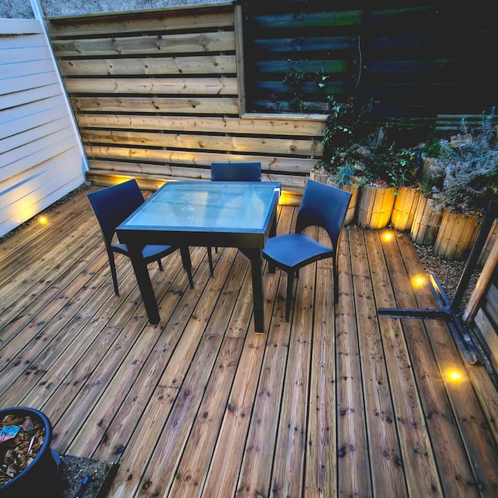 Maison Duplex Cosy Avec Terrasse, Clim Réversible - Dole