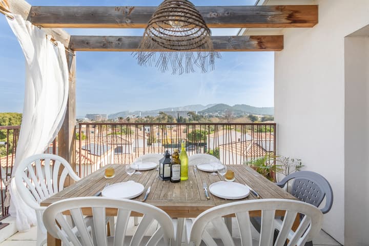 La Casa Moana - T3 Terrasse Et Vue Dégagée - Marsella, Francia