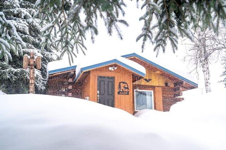 Rustic Modern Cabin In Town+wifi+trails+fire Pit - Fairbanks, AK
