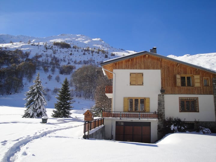 Chalet Avec Vue Exceptionnelle Sur Le Galibier - Valmeinier