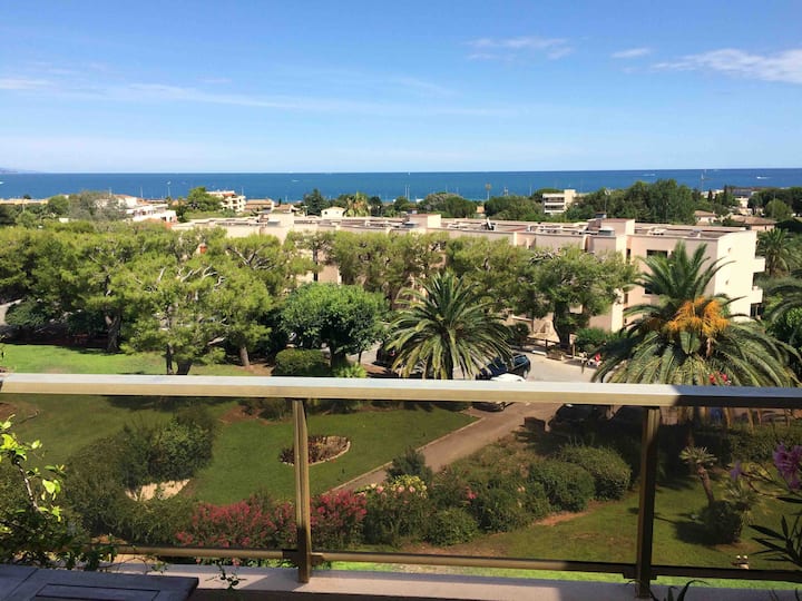 Vue Mer Panoramique 2p Au Dernier éTage, Piscine - Antibes