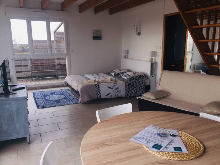 Appartement Duplex 2 /4 Personnes Face Au Bassin - Audenge