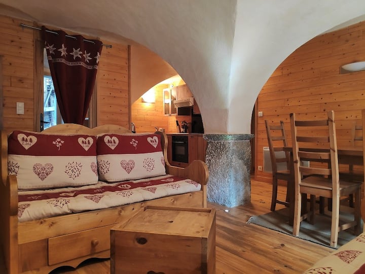 Village: Appartement Voûté, 60m² - 6 Personnes - Saint-Martin-de-Belleville