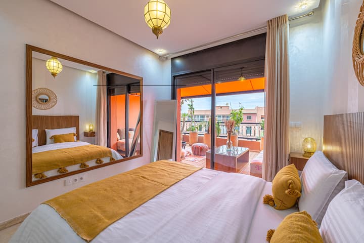 Le Jasmin - Appartement Authentique à Gueliz - Marrakech