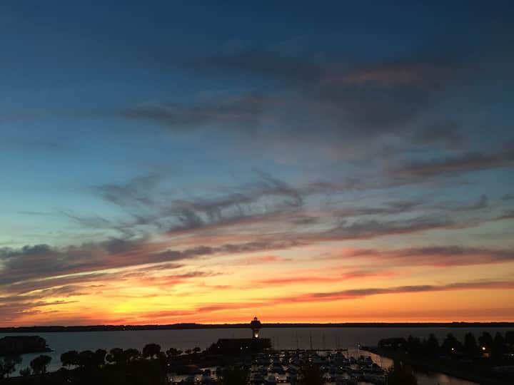 Over Looking Presque Isle Bay And Lake Erie - Erie, PA