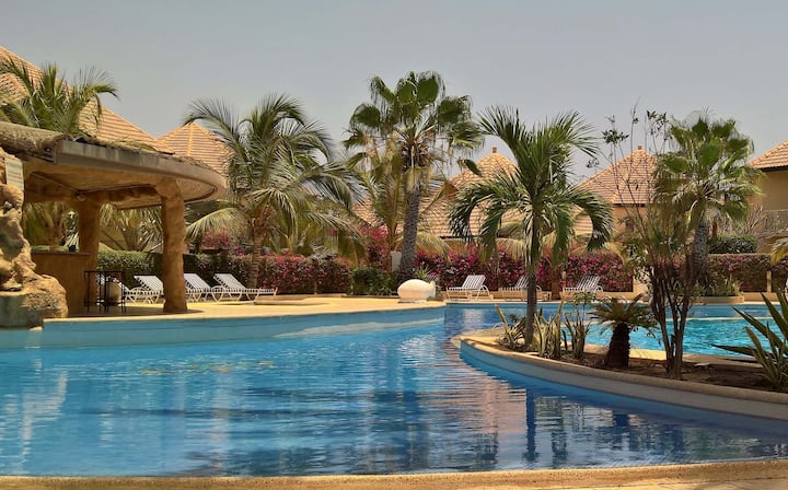 Résidence Baobolongs- Plage Privée à 50 M - Wi-fi - Sénégal