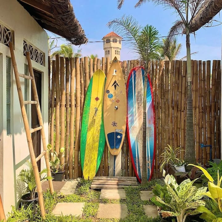 Hiraya Baler Beachfront Aframe With Loft Cabana - Baler