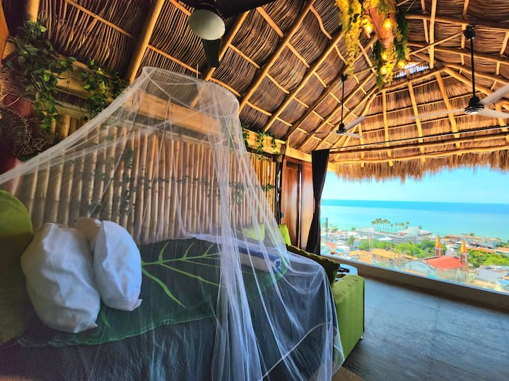Spectacular Ocean View Beach Tree-house, Best Loc - Puerto Vallarta