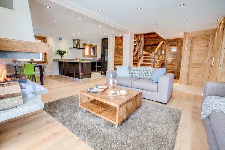 Charming Chalet For 13 People, Hot Tub And Fire - Morzine