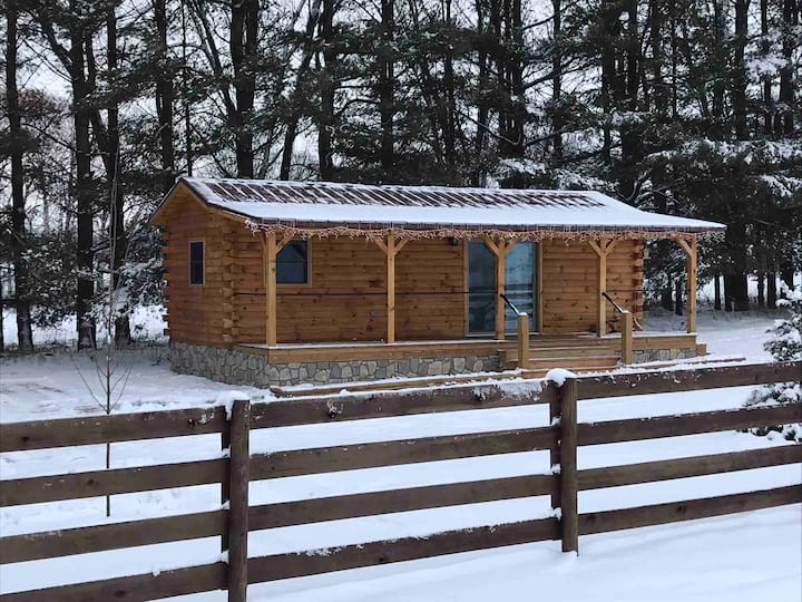 Tiny Home Log Cabin At The Pines - Ideal Beach, Elkhart
