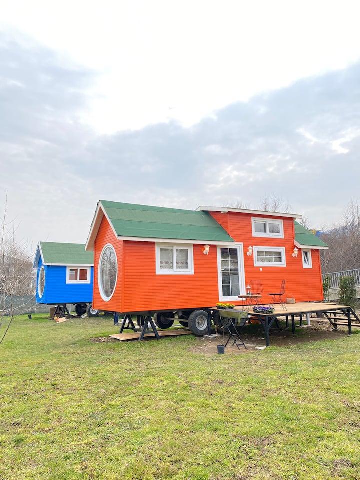 Sapanca Glamping Orange Tiny House - Kocaeli