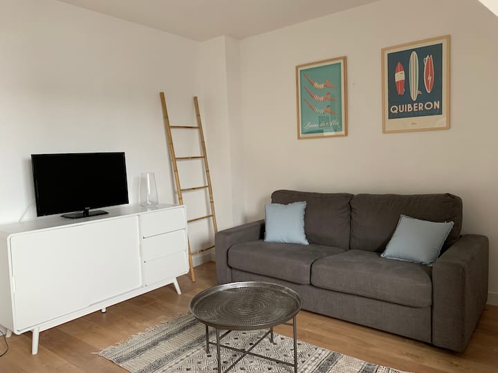 «&nbsp;Les Vagues&nbsp;»  Appartement Grande Plage Et Centre - Plage de Quiberon