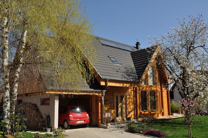 Séjourner Dans Une Maison En Bois Bioclimatique. - Turckheim