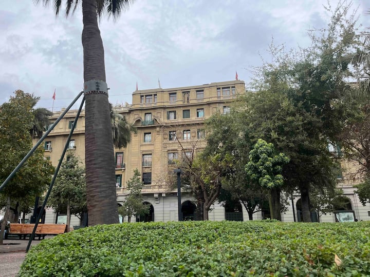 Depto Km0 Chile /3 Pax / Wifi/cultura & Portal F.c - Santiago, Chile