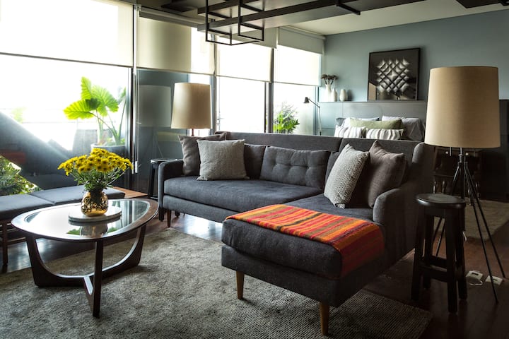 Beautiful Design Loft With Balcony In Condesa - Mexico State
