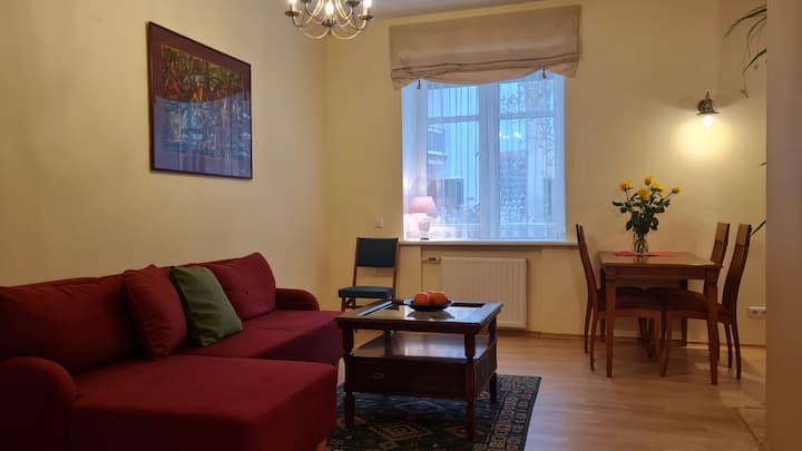 Antokolskio St 13: Quiet Ground Floor - Vilnius