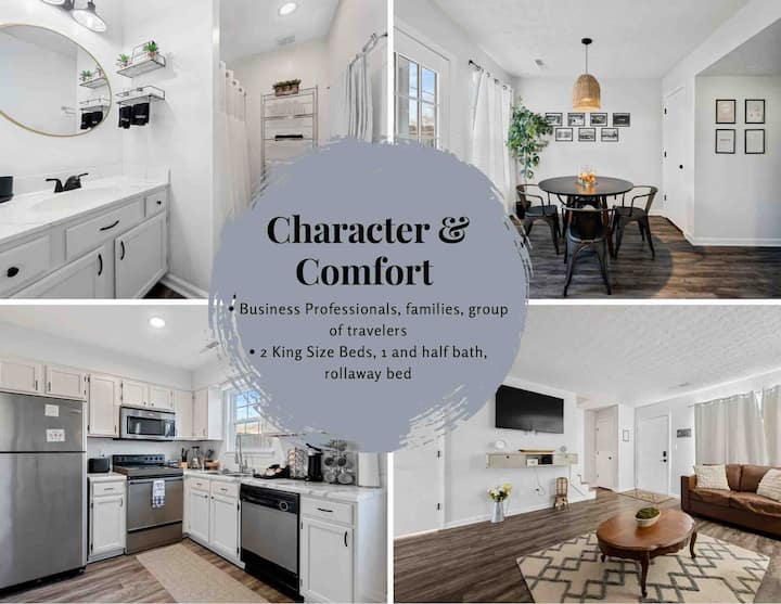 Townhouse For 5 Guests｜character And Comfort - Bowling Green, KY