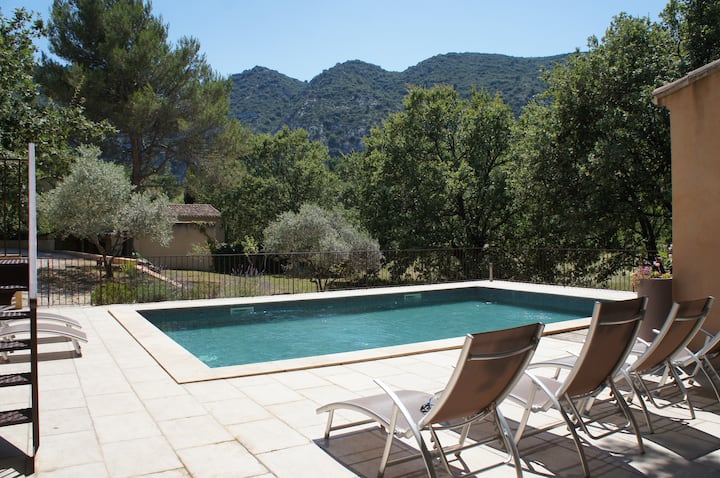Villa  Avec Vue Au Pied Du Luberon Climatisation - Ménerbes