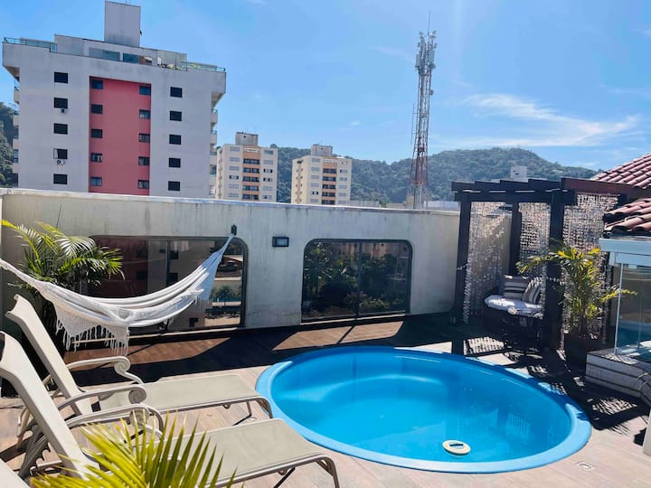 Guarujá Cobertura Maravilhosa Térrea Sem Escadas - Guarujá