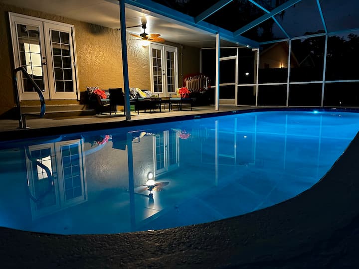 Rivers Edge Pool Home King Bed Near Downtown Parks - Aeropuerto de Tampa (TPA)