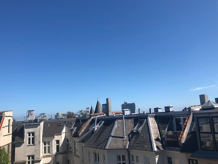 Penthouse With Balcony In ØSterbro! - Copenhaguen