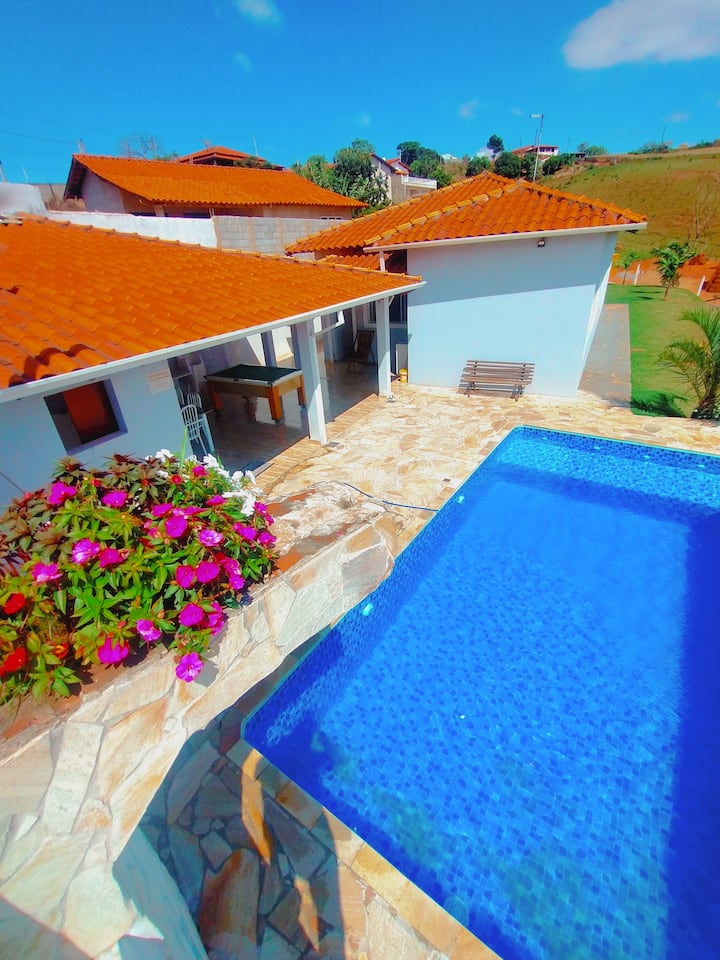 Casa De Campo Com Piscina - Socorro