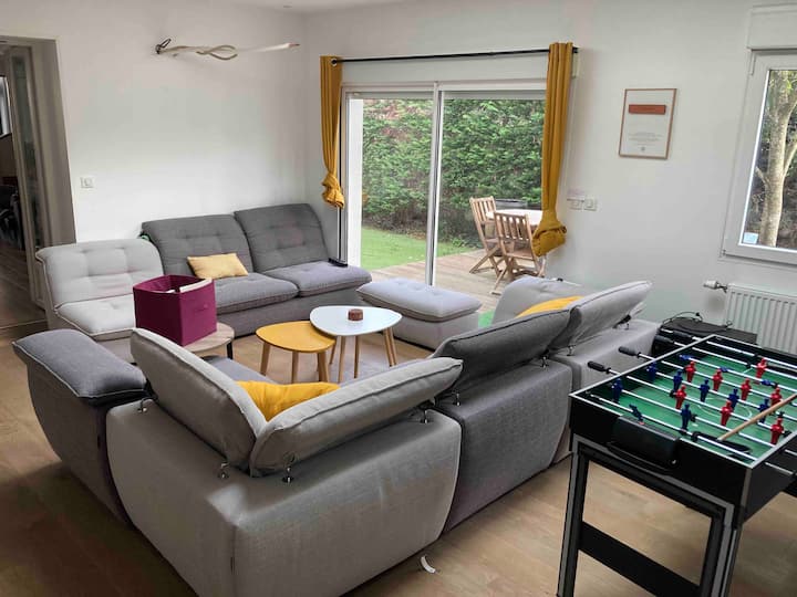 Maison Jardin, Billard, Barbecue, Commerces - 3 Ch - Toulouse