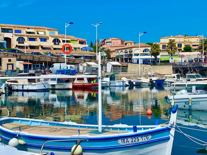 Port De Sausset Les Pins T2 Vue Mer Piscine Tennis - Martigues