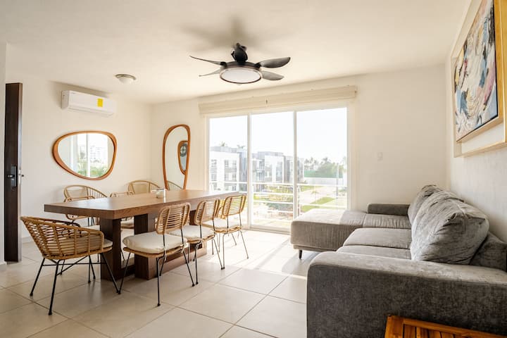 Confortable Apartamento Con Club De Playa - Acapulco